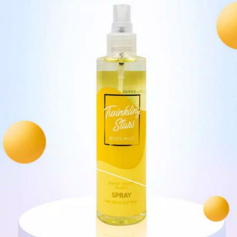 Jual [COD] body mist miniso parfum kuning twinkling stars red fruits ...