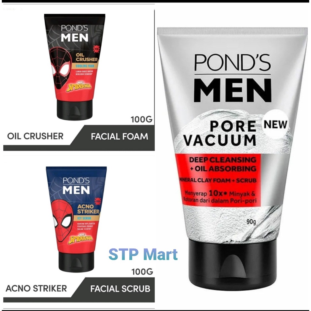 Jual PONDS MEN FACIAL WASH // POND'S SABUN MUKA PENCERAH 100G | Shopee ...