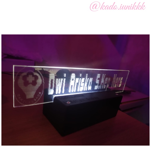 Jual Lampu hias / LED Acrylic Lamp / Lampu Meja / Lampu LED / Lampu ...