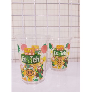 Jual Gelas Cup Teh Poci Ukuran 16 OZ dan 12 OZ 1 slop ( isi 50 cup ...
