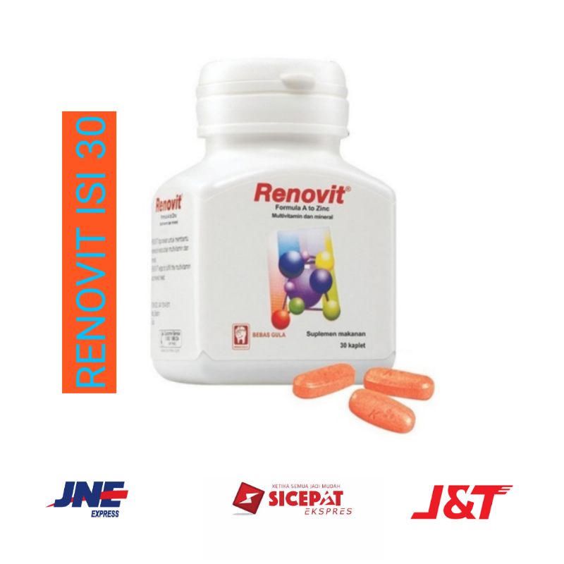 Jual Renovit Botol isi 30 tablet | Shopee Indonesia