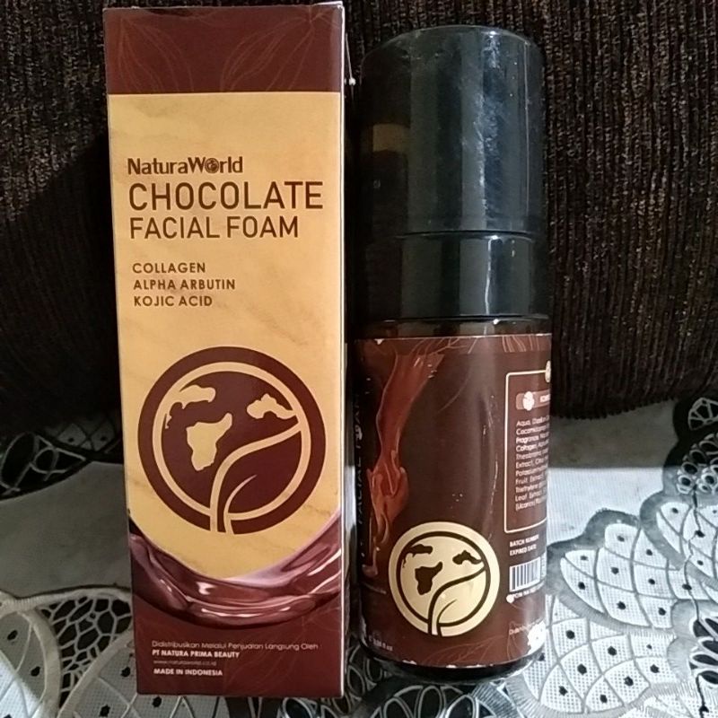 Jual Natura Chocolate Facial Foam Sabun Cuci Muka dengan Aroma Coklat ...