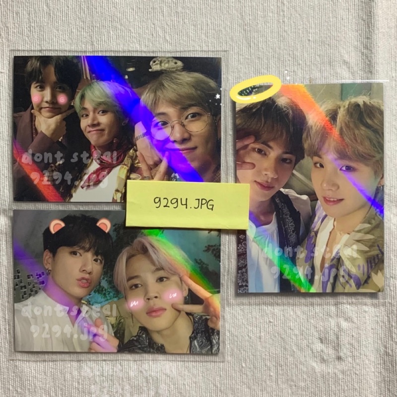 Jual Official BTS Photocard Pc Ticket Holder holo Tihol 5th Muster Fullset YoonJin NamVHope ...