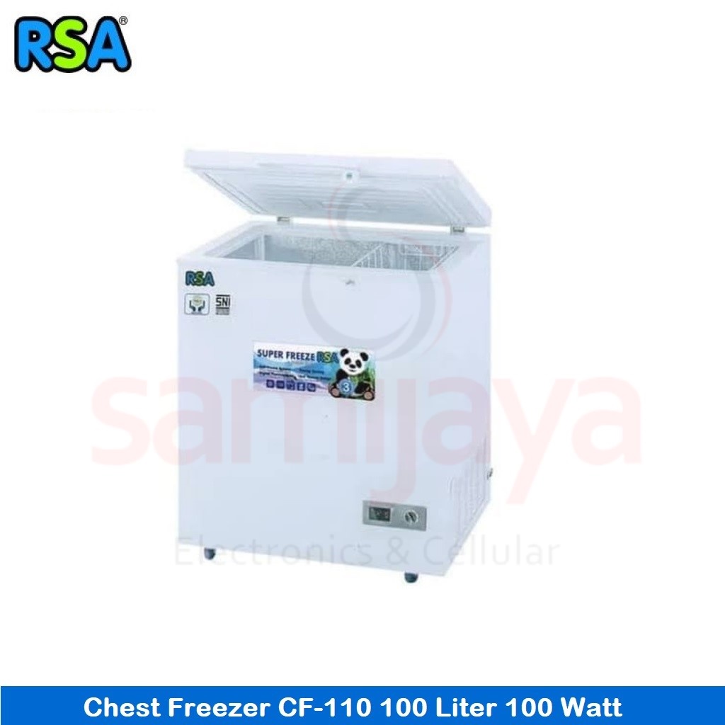Jual CHEST FREEZER RSA CF110 RSA CF-110 RSA CF 110 100 LITER | Shopee ...