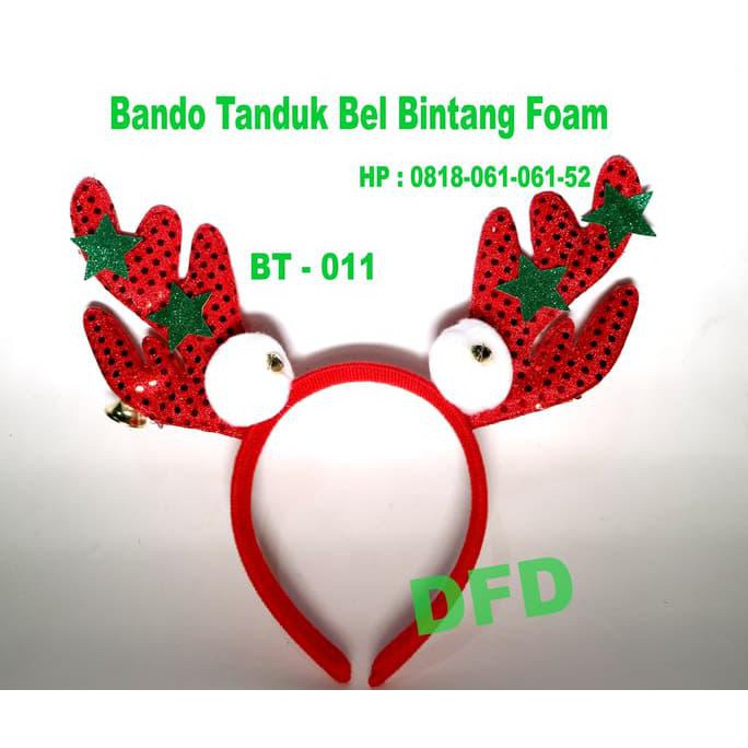 Jual Spirit_Me Bando Natal / Bando Tanduk Bel Bintang (Kode : Bt-009 ...