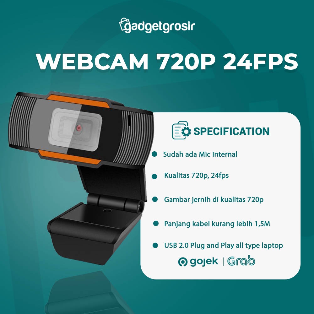 Jual Webcam HD 720p 1080p Autofocus Camera PC Desktop Portable Laptop ...