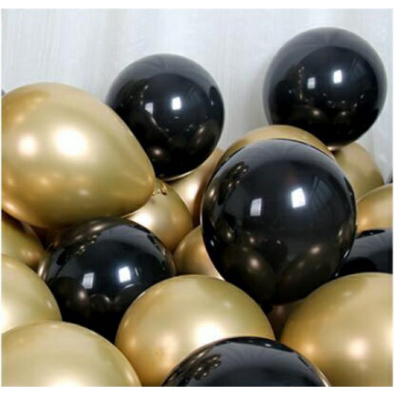 Jual Paket Balon Ultah 12 inch : Mix Chrome & Metalik ( Birthday Party ...