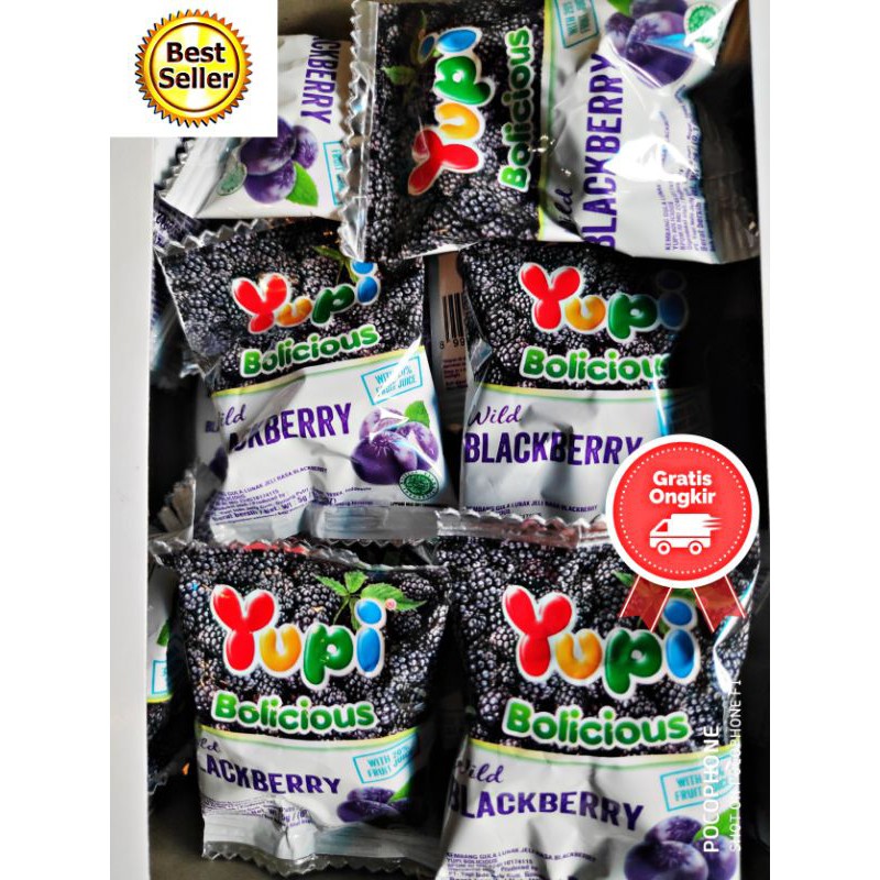 PERMEN / PERMEN YUPI BLACKBERRY/ CEMILAN / JAJANAN /MAKANAN RINGAN ...