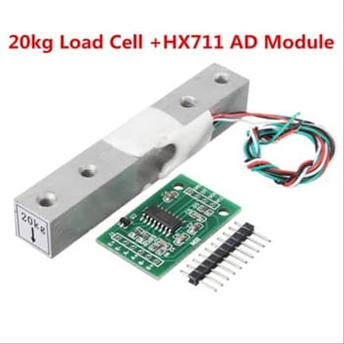 Sensor Berat Weight Load Cell 20 Kg Loadcell 20kg Hx711 For Arduino