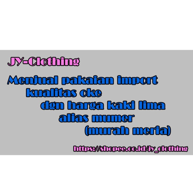 Produk JY_Clothing | Shopee Indonesia