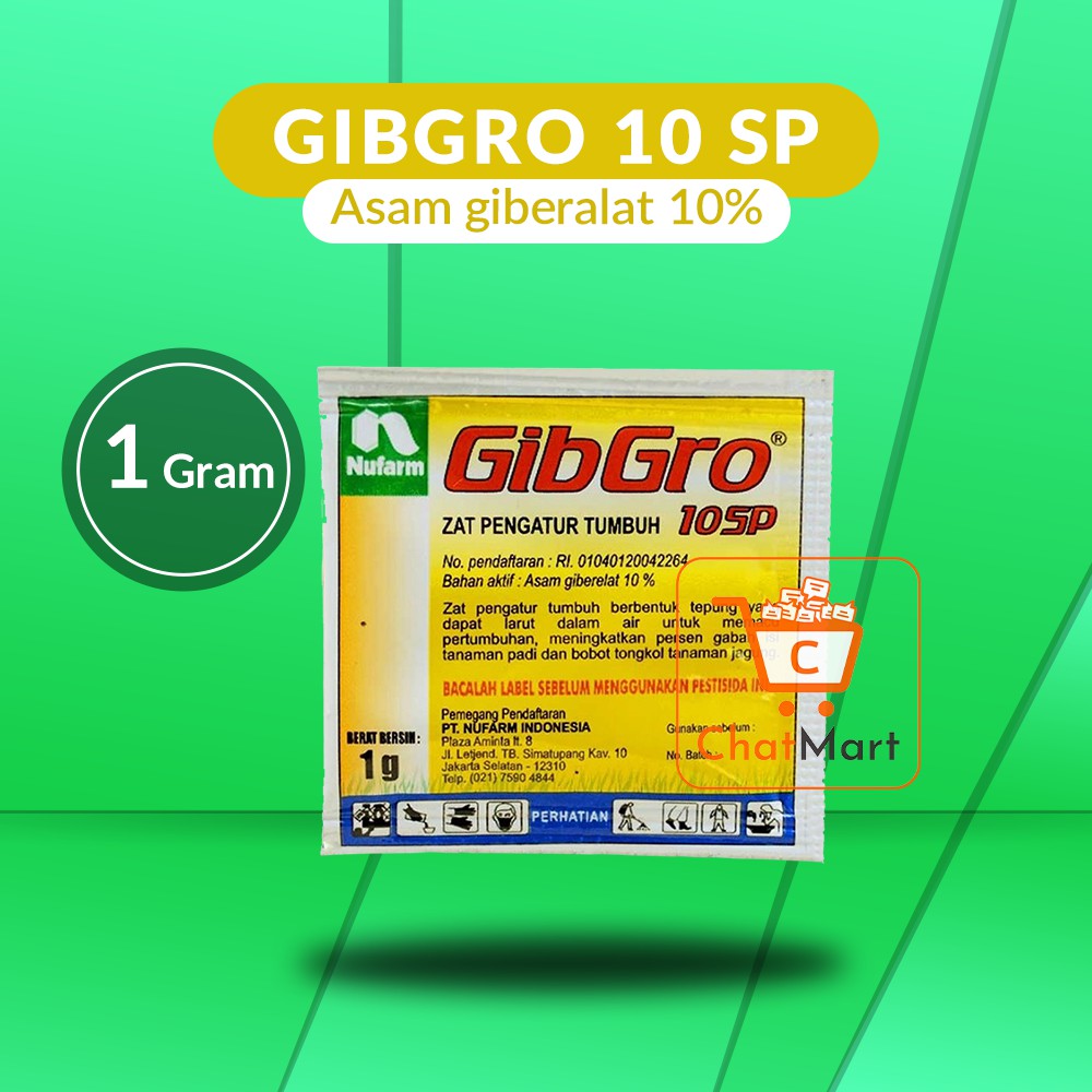 Jual Gibgro 10 SP 1 Gram | Zat Pengatur Tumbuh untuk Padi dan Jagung ...