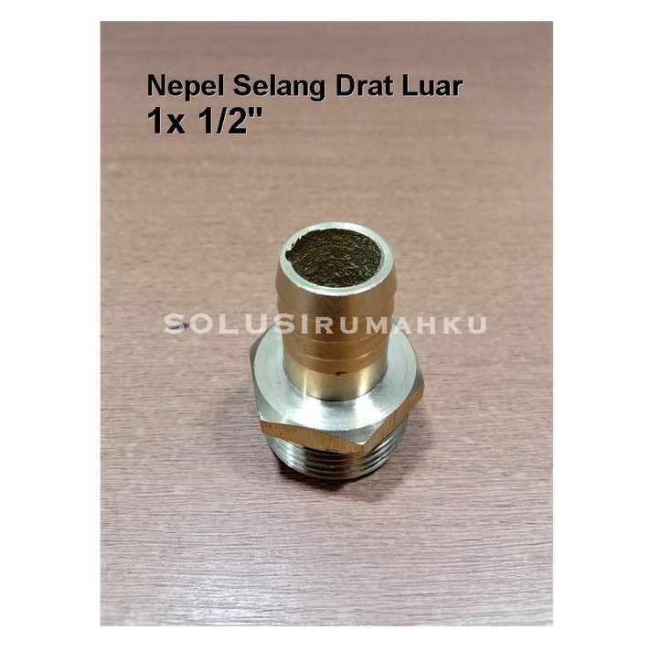 Jual Nepple Selang Air Drat Luar 1" Selang 1/2" Nipple Nipel Nepel ...