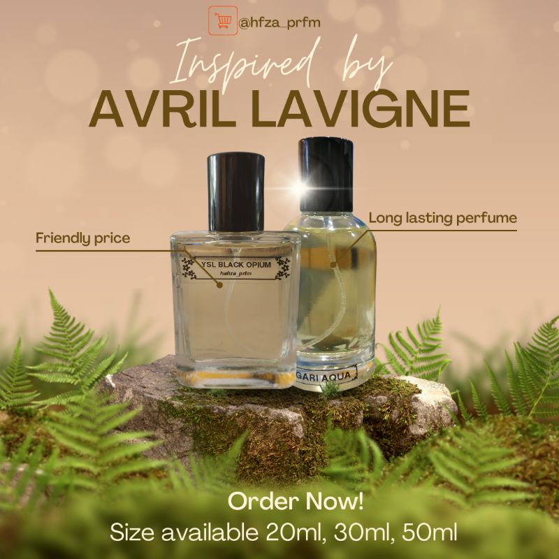 Jual BLACK FLOWER Perfume Parfum inspired by AVRIL LAVIGNE spray 20ml ...