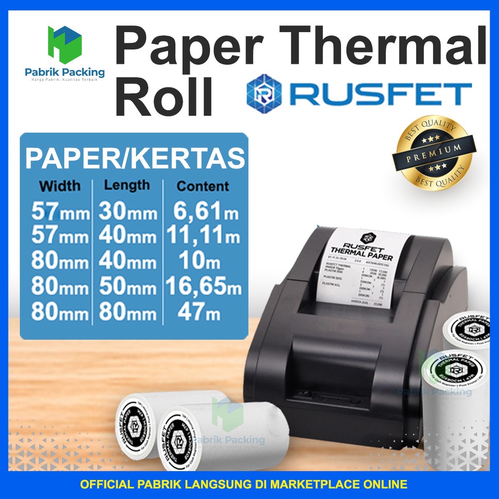 Jual Kertas Struk Thermal Kertas Struk Kasir Kertas Thermal Mesin ADC ...