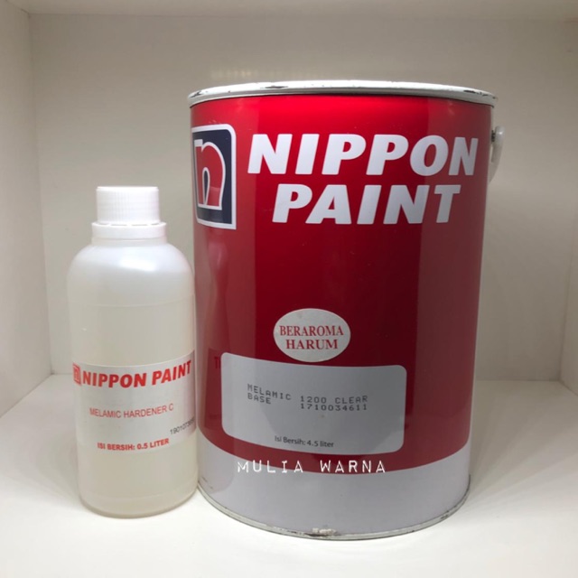 Jual Nippon Paint Melamic 1200 Clear GLoss 5 liter/ set | Shopee Indonesia