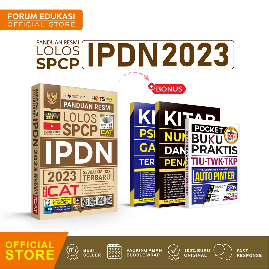 Jual PANDUAN RESMI LOLOS SPCP IPDN NEW UPDATE (2022-2023) + BONUS KITAB ... Jual PANDUAN RESMI LOLOS SPCP IPDN NEW UPDATE (2022-2023) + BONUS KITAB ...