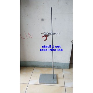 Jual menjual tiang batang statif klem universal seperti gambar | Shopee ...
