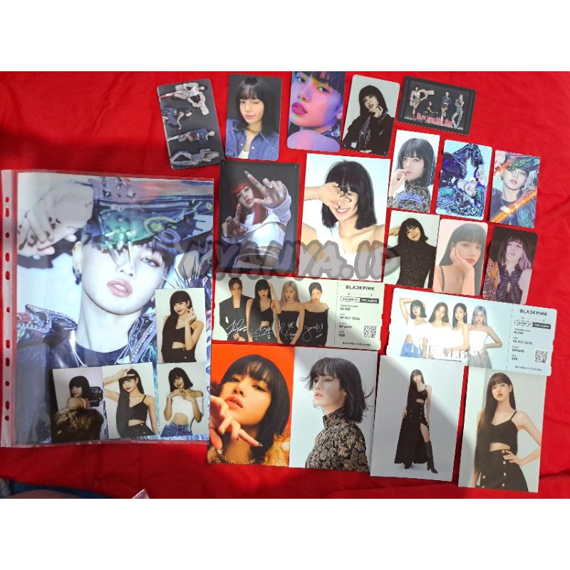 Jual blackpink photocard postcard take all mounted photocard lisa lisa ...