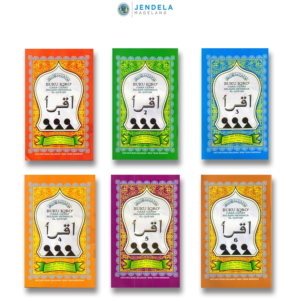 Jual Buku Iqro Anak Iqra Balita Satuan Jilid 1-6 Kecil Original ...