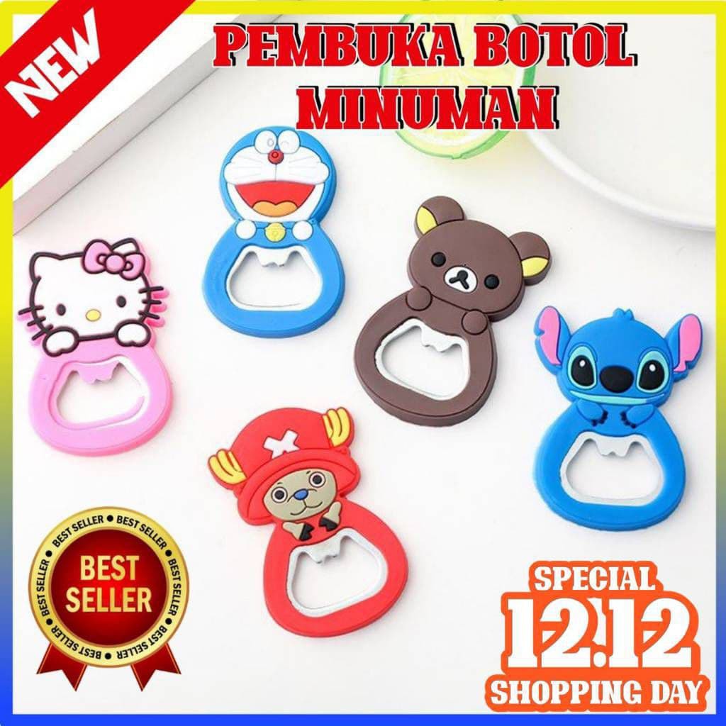 Jual Pembuka Botol Mini / Pembuka Botol / Pembuka Botol Karakter ...