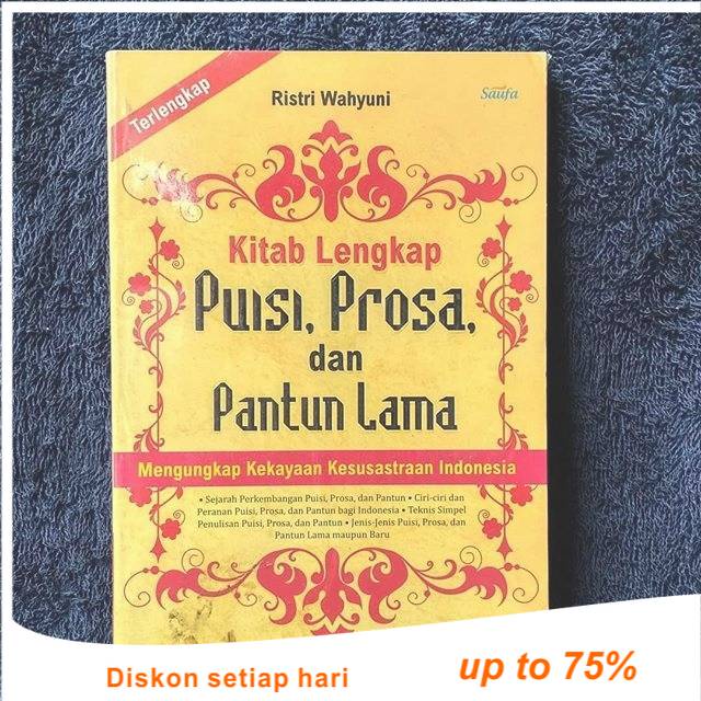 Jual Buku rekomendasi - Kitab Lengkap Puisi, Prosa, dan Pantun Lama ...