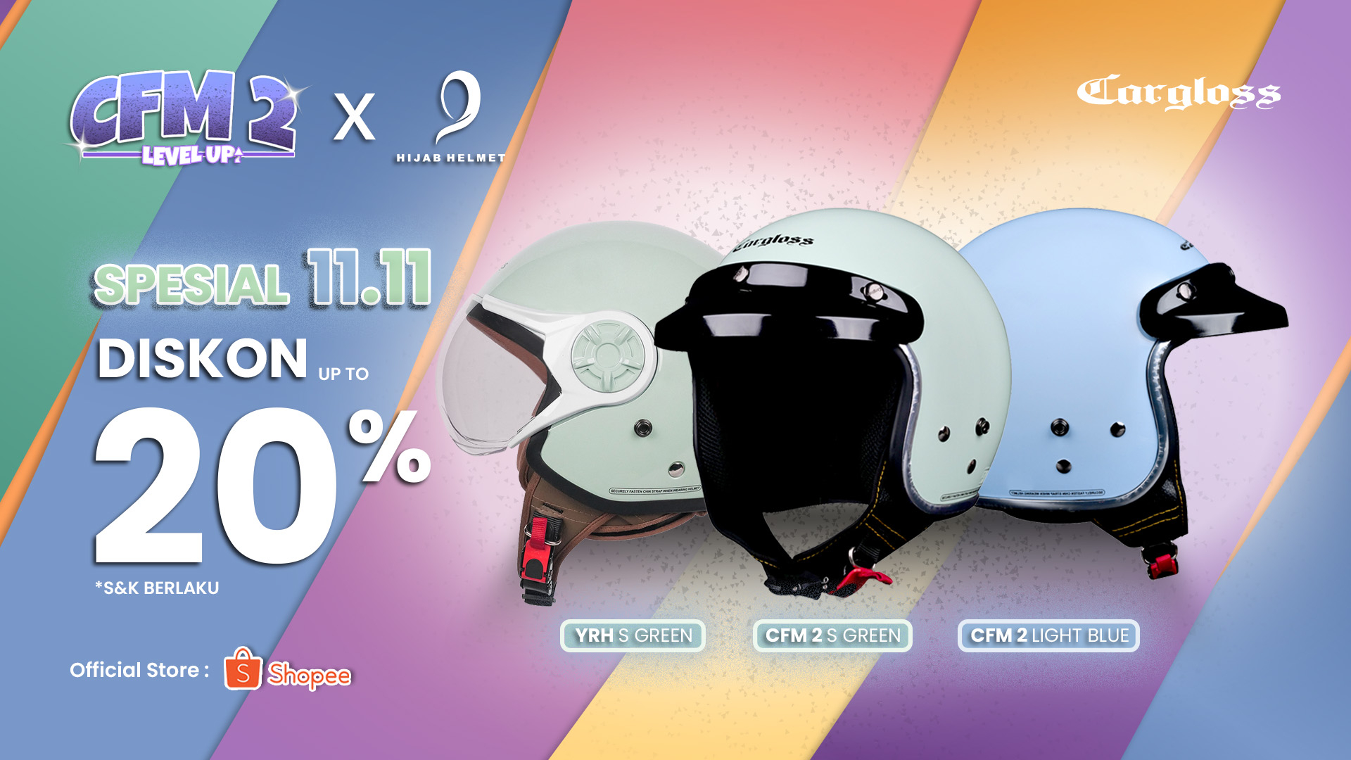 Toko Online Cargloss Helmet Official Shop | Shopee Indonesia