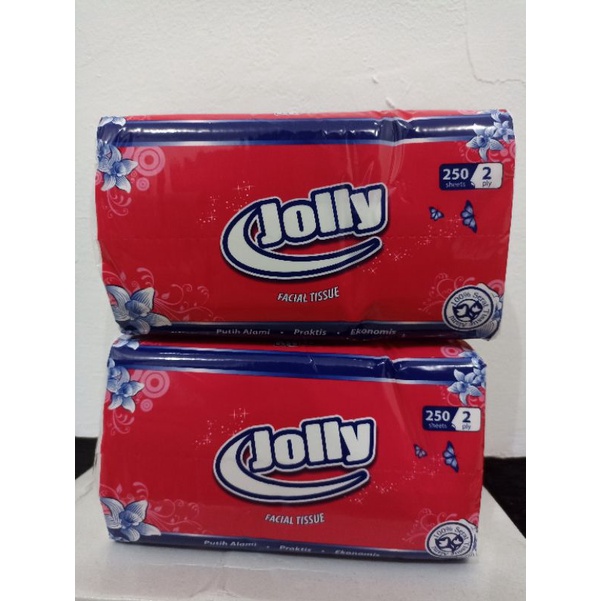Jual Tissue Jolly 250 Sheet 2 ply | Gratis Ongkir | Jolly | 250 sheet ...