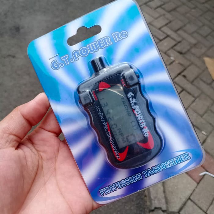 Jual G.T. Power Tachometer Alat Ukur Putaran RPM Digital mengukur RPM ...