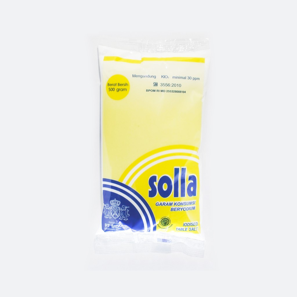 Jual Solla Garam Konsumsi 500gr Indonesia|Shopee Indonesia