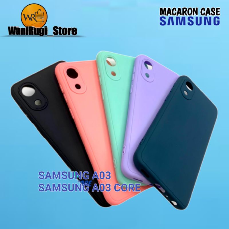 Jual Casing Samsung A03 / A03 Core Candy Macaron Safety camera | Shopee ...