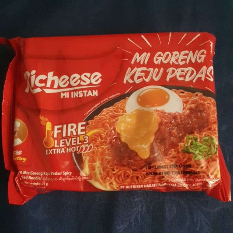 Jual Mi Richeese level 5 / mi viral di tiktok / 74gr | Shopee Indonesia