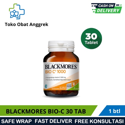 Jual BLACKMORES BIO C 1000 MG 30S/VITAMIN DAYA TAHAN TUBUH/PEMELIHARAAN ...