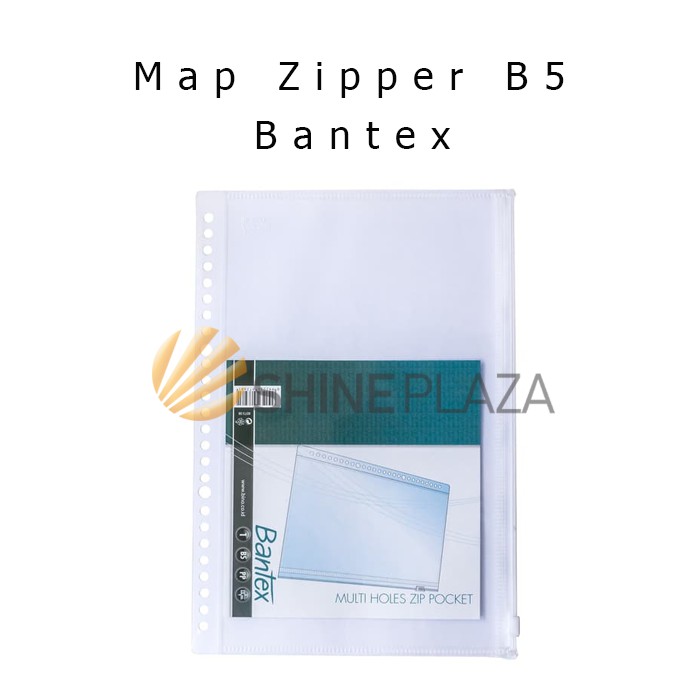 Jual Bantex Zipper Pocket Multi Holes Map Zipper B5 8073-08 | Shopee ...