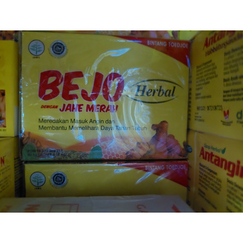 Jual BEJO Herbal Jahe Merah (1 Sachet 15ml) | Shopee Indonesia