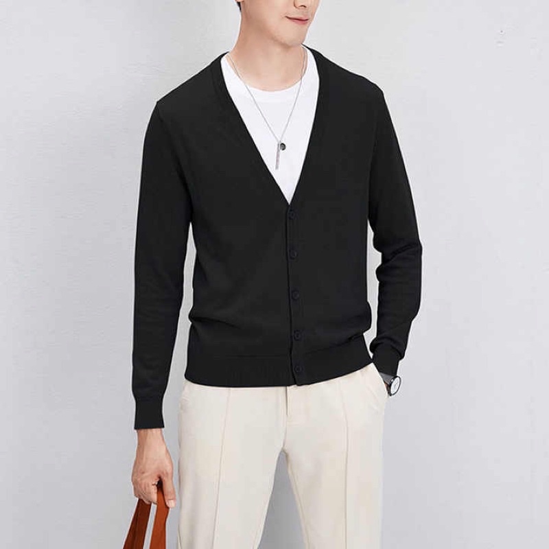 Jual Beatrix Cardigan Knit Twister Black / Cardigan Clean Black Rajut ...