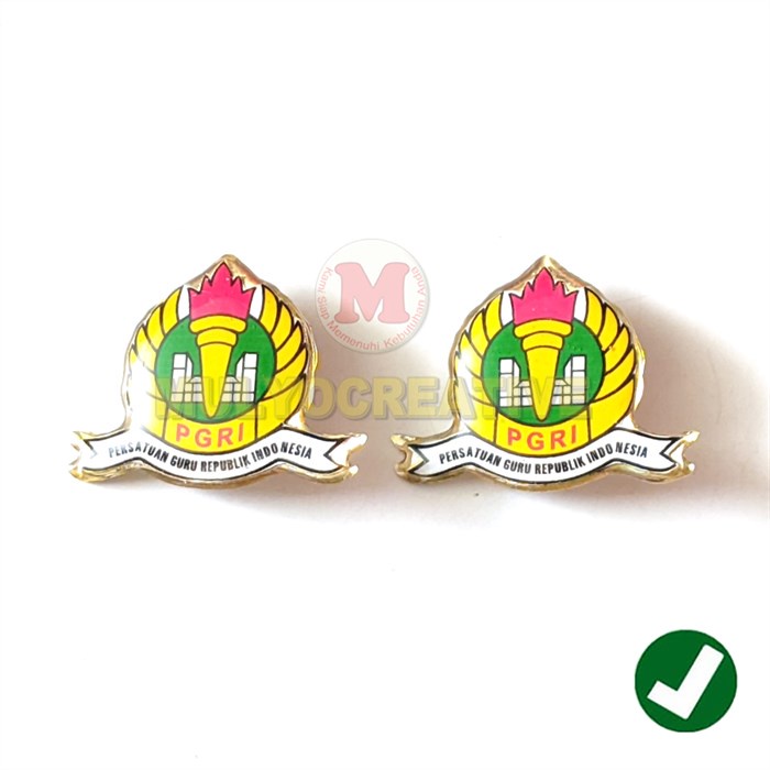 Jual Pin PGRI - Lencana PGRI Peniti Bentuk Cakra Lapis Fiber - Bros ...
