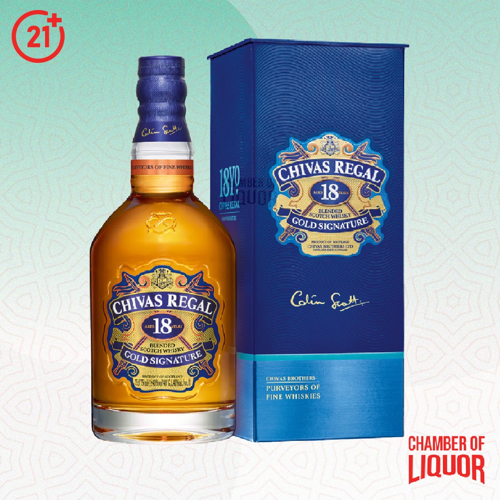 Jual CHIVAS REGAL 18 Years Old Blended Scotch Whisky 700ml | Shopee Indonesia