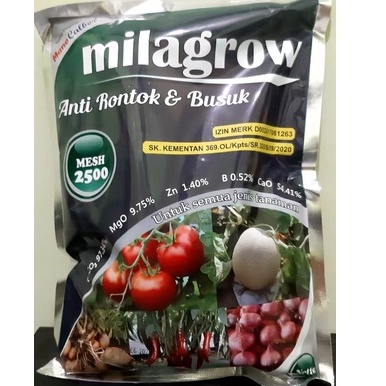 Jual Pupuk Nano Mikro MILAGROW 2500Mesh - Untuk Mencegah Rontok dan ...