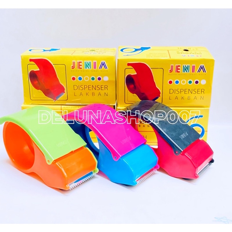 Jual Tempat Lakban Tape Dispenser Jenia 2 Inch Pemotong Lem Packaging ...