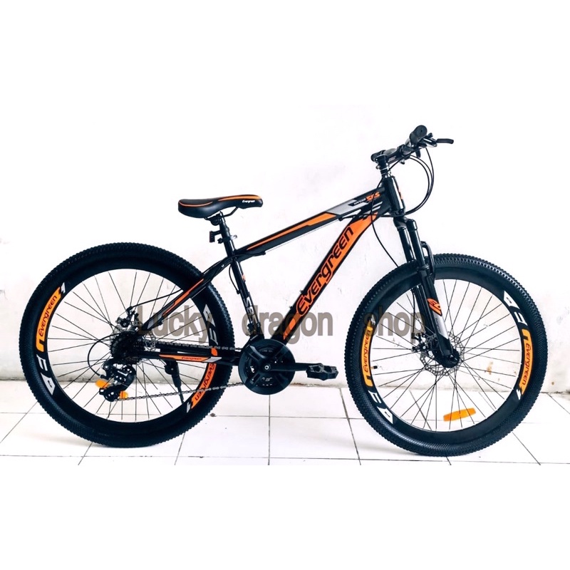Jual Sepeda Gunung MTB 27.5 Evergreen 585 Velg Tinggi | Shopee Indonesia