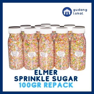 Jual Elmer Sprinkle Sugar 100Gr - Gula Tabur Sprinkle Indonesia|Shopee ...