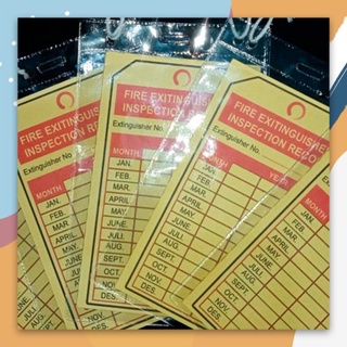 Jual kartu alat pemadam api/Kartu Apar/Label Apar/log apar/Maintance ...