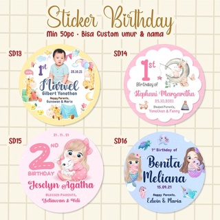 Jual Stiker Bento Ulang Tahun | Sticker Ultah Birthday | Shopee Indonesia