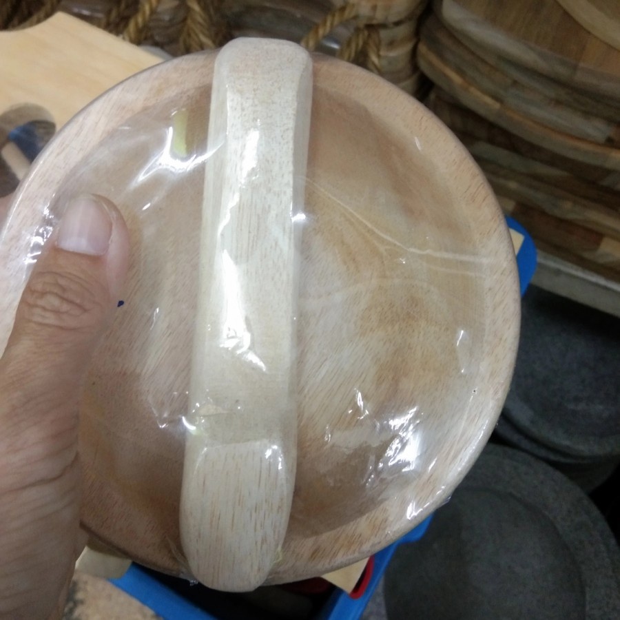 Jual Cobek Uleg 1Set Praktis Kayu Sambal Bawang Bumbu Dapur Masak ...