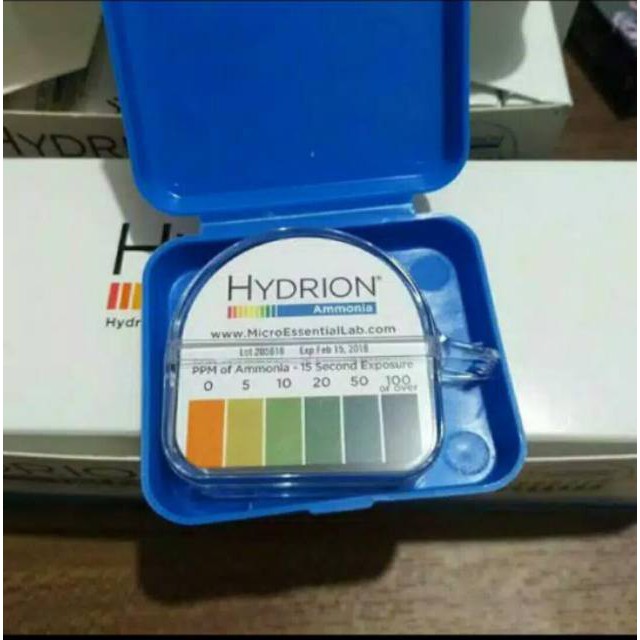 Jual Hydrion AM-40, Ammonia Test Paper, range : 0-100 PPM test kit uji ...