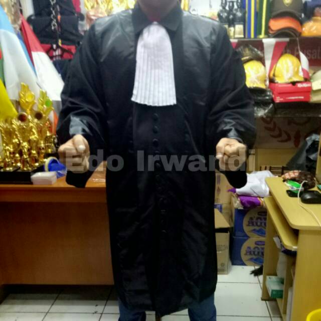 Jual Toga Advokat Pengacara dan Jaksa Berkualitas Ready Stock Indonesia ...