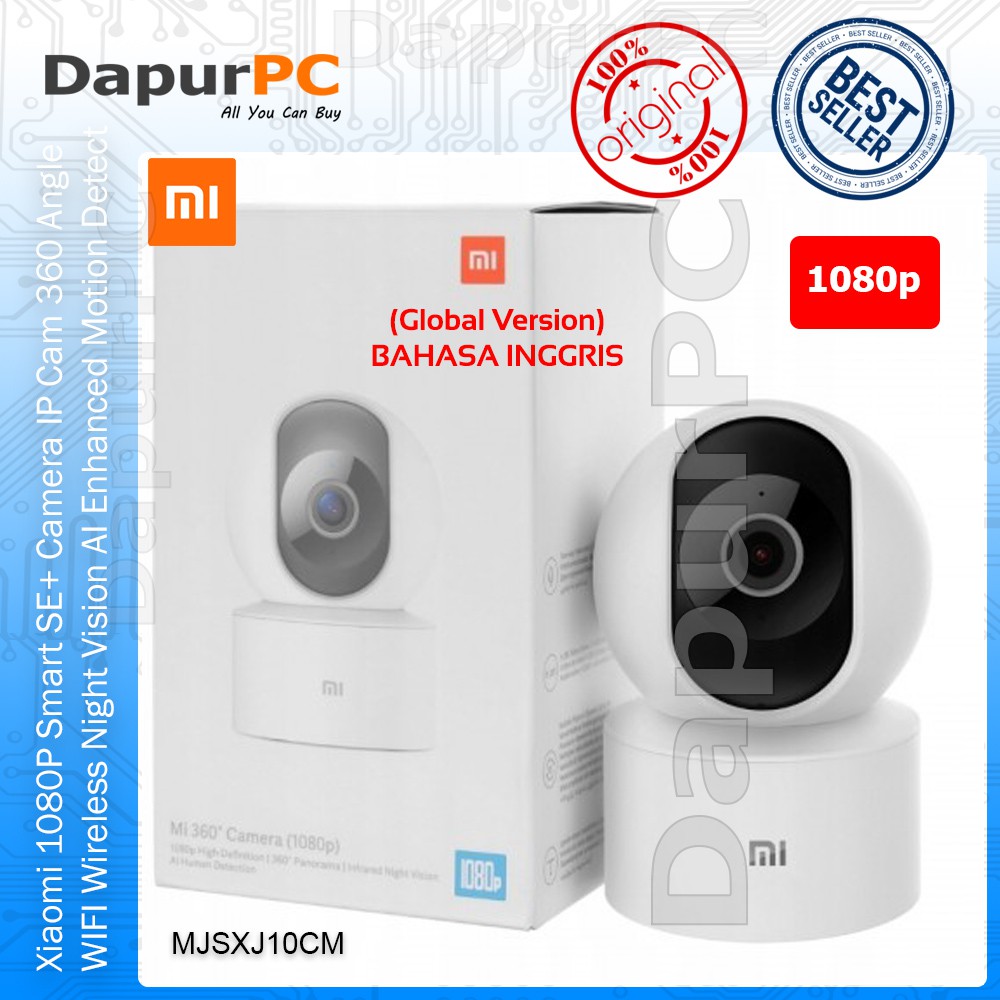 Jual Xiaomi CCTV MJSXJ10CM 360 Angle IP Cam Home Wi-Fi Security Camera ...