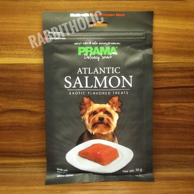 Jual Snack Anjing PRAMA Atlantic Salmon 70gr | Shopee Indonesia