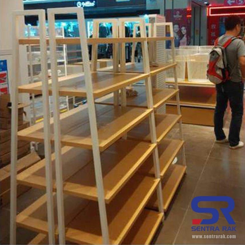 Jual Rak Lifestyle Trapezoid Rack -Rak Buku - Rak Display Kayu - Rak ...