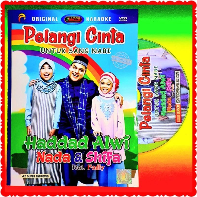Jual KASET ORIGINAL CD VCD PELANGI CINTA UNTUK SANG NABI-LAGU RELIGI TERBAIK-LAGU HADDAD ALWI ...